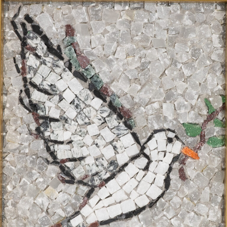 Peace Dove mosaic - Mosaic Art Gallery Rome
